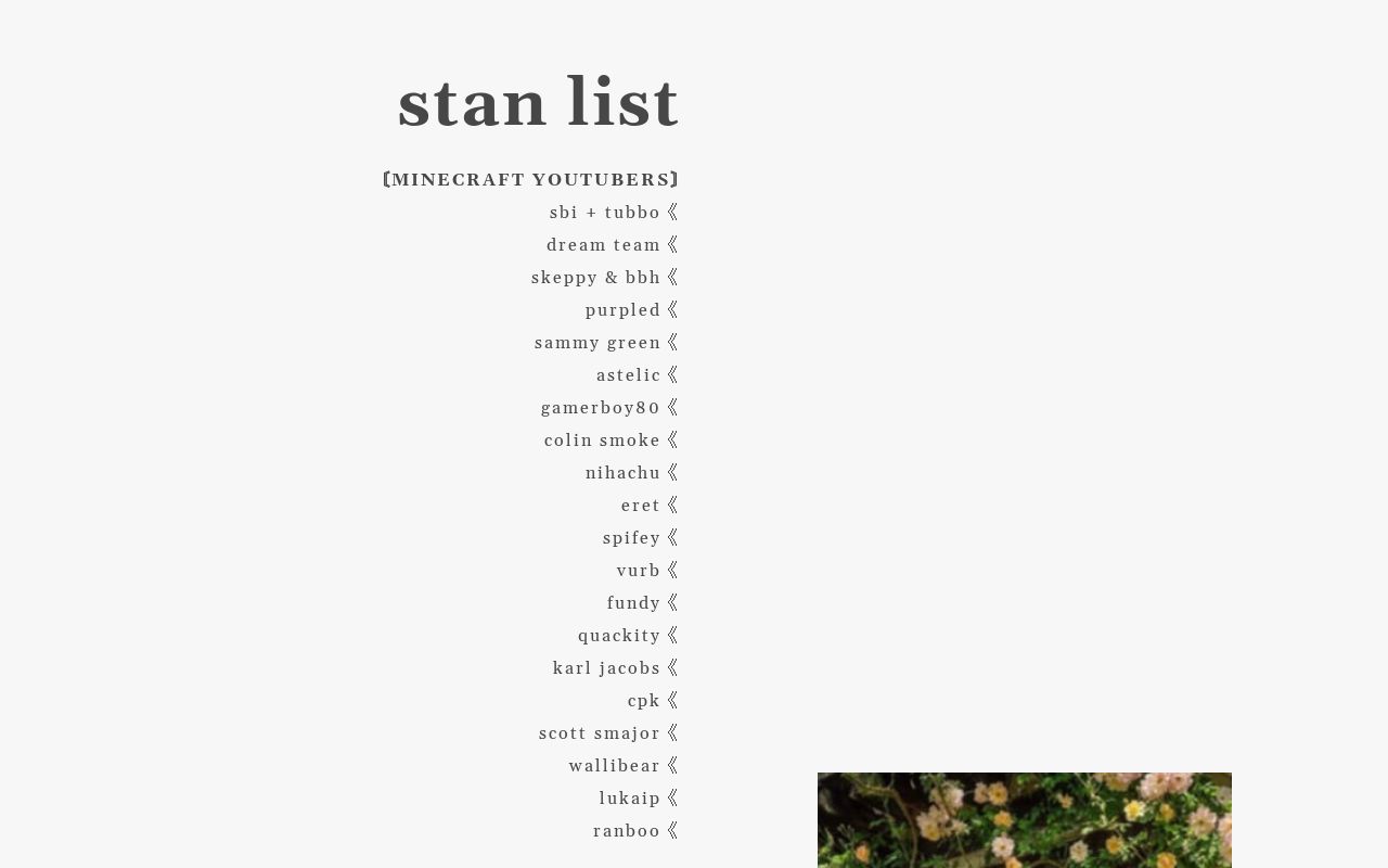 stan list